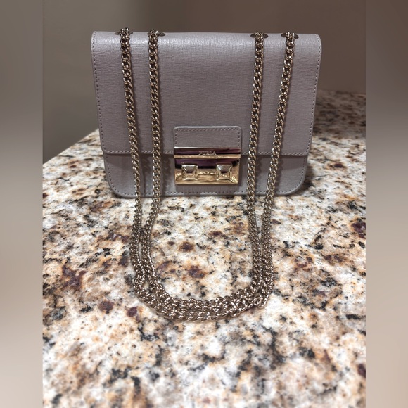 Furla | Bags | Furla Mini Bella Leather Crossbody Bag Euc | Poshmark
